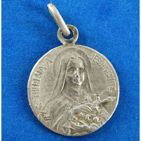 Jewelry | St Therese Saint Theresia Lisieux Silver Medal Pendant ...